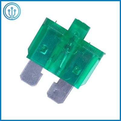 China Zinc Alloy LED Glow Automotive Blade Fuses 15A-40A 32V DC SAE J1284 Compliant for sale