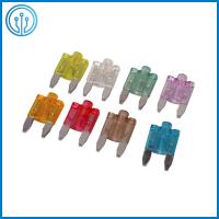 China ISO 8820 LED Indicator Mini Auto Blade Fuse 30A Tan 32VDC with Color-Coded Amperage Identification for sale