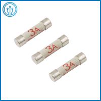 China BS1362 6x25mm Ceramic Tube Fuse 240VAC 5A ASTA CCC Nickel Plated Copper for sale