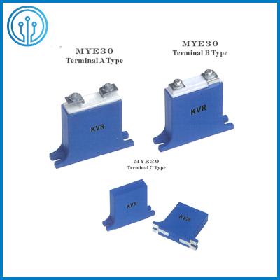 China MYE30-471 380J Metal Oxide Varistor Surge Suppressor with 30kA Peak Current and M5 Screw Terminals for sale