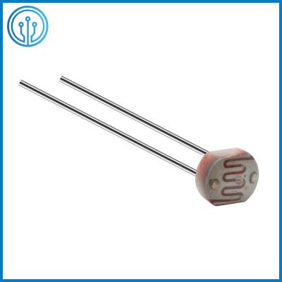 China GL5528 5mm Light Dependent Resistor LDR Photocell 10-20KΩ 10Lux Sensor 150VDC 100mW for sale