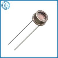 China 5mm & 12mm Metal Housing LDR Light Sensor with 100VDC Max Voltage and -30°C to +70°C Operating Range for sale