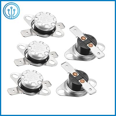 China KSD301 Bimetal Thermostat Temperature Control Switch 25A 250°C Manual Reset for Appliances for sale