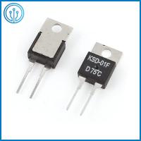 China JUC-31F Bimetallic Thermal Switch 120VAC 1A Temperature Control 35C with 100K Cycle Life for sale