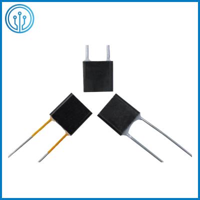 China Square Radial Leaded Thermal Cutoff Fuse 1A 250VAC 60VDC 150°C Non-Resettable Overheat Protection for sale