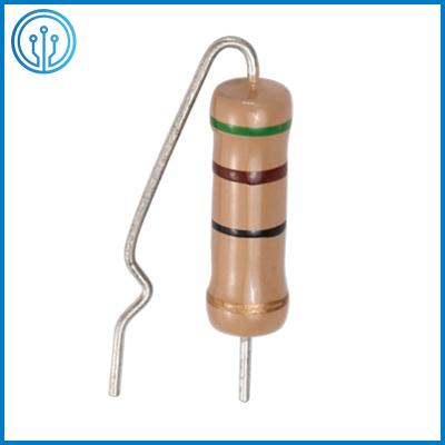 China 10M Ohm 0.125W Carbon Film Resistor with 5% Tolerance for High Voltage Applications up to 500V for sale