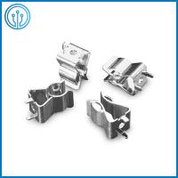 China 10x85mm Glass Fuse Holder Clip 35mΩ Contact Resistance 10A 250VAC for Automotive and PCB Applications for sale