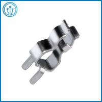 China EATON Cross 250V 10A Glass Fuse Clip for 3.6x10mm Cartridge Fuses - Tin Plated Bronze ROHS Compliant for sale