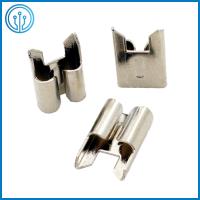 China Tin Plated 20A 32V Automotive Fuse Clip - Brass Single Inline ATO/ATC Compatible with 1.5-5.4 kgs Insertion Force for sale