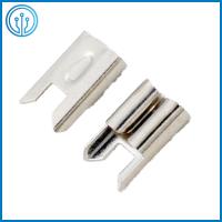 China Tin Plated 20A 32V Automotive Fuse Clip - Brass Single Inline ATO/ATC Compatible with 1.5-5.4 kgs Insertion Force for sale