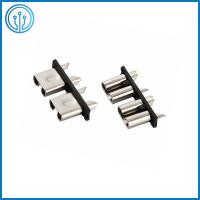 China Tin Plated 20A 32V Automotive Fuse Clip - Brass Single Inline ATO/ATC Compatible with 1.5-5.4 kgs Insertion Force for sale