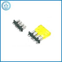 China Tin Plated 20A 32V Automotive Fuse Clip - Brass Single Inline ATO/ATC Compatible with 1.5-5.4 kgs Insertion Force for sale