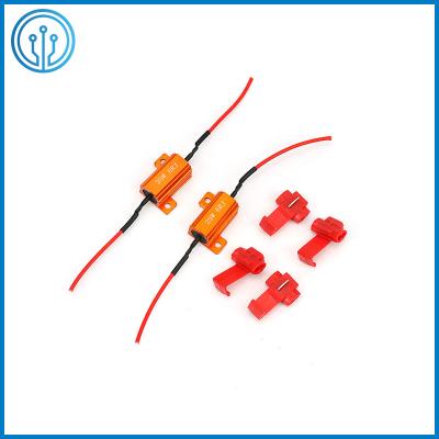 China RX24 Aluminum Housed Wire Wound Resistor 25W 6Ω with 350V Working Voltage for Industrial Applications for sale