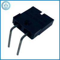 China Littelfuse 178.7017.0001 Black 2 Pin Mini Blade Fuse Holder 80V PCB Mount Horizontal ATO for sale