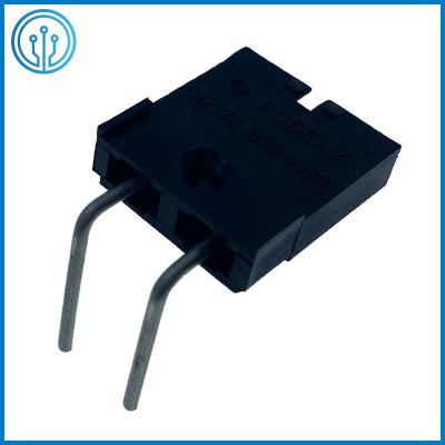 China Littelfuse 178.7017.0001 Black 2 Pin Mini Blade Fuse Holder 80V PCB Mount Horizontal ATO for sale