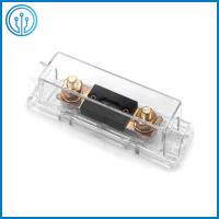 China Waterproof Bolt Down ANL Fuse Holder 40-500A Car Audio Transparent Cover for sale