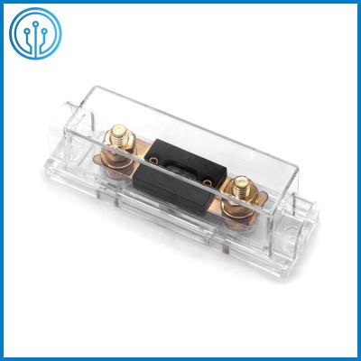 China Waterproof Bolt Down ANL Fuse Holder 40-500A Car Audio Transparent Cover for sale