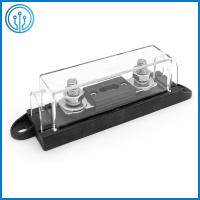 China 200A 32V ANM-B Bolt-On MEGA Fuse Holder 126mm x 37mm for Automotive Wiring Harness and DC Power Systems for sale