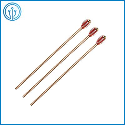 China Radial Leaded Glass NTC Thermistor 100K 3950 for Air Conditioner Temperature Sensor for sale