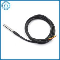 China SS304 Shell 6x50mm DS18B20 Digital Temperature Sensor 1m Cable 3-Wire for sale