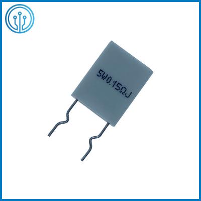 China Vertical Mount Non-Inductance Ceramic Cement Resistor BPR 5W 0.15Ω 5% Dip for High-Frequency Circuits for sale