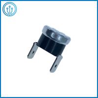 China Auto Reset Bimetal Disc Thermostat 10A 250V with 120°C Cut-off and 100,000 Cycle Life for sale