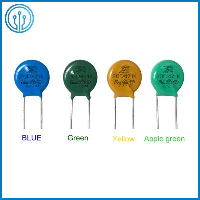 China CQC Certificated MOV Metal Oxide Varistor For AC 240V Line Line Protection for sale