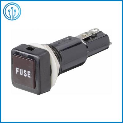 China Nylon Cap Phenolic Frame 6.35x30mm Micro Fuse Holder R3-21A Nut Mounted for sale