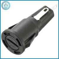 China Snap Fit Design Nylon Screw-in Cap 5x20mm Micro Panel Mount Fuse Holder R3-54 for sale