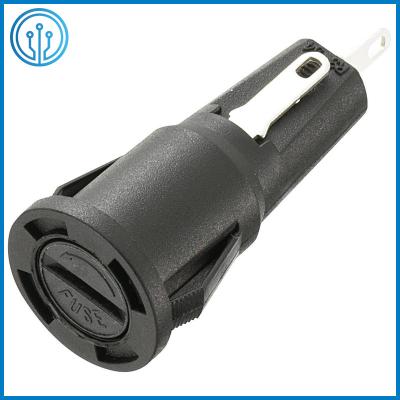 China Snap Fit Design Nylon Screw-in Cap 5x20mm Micro Panel Mount Fuse Holder R3-54 for sale