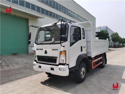 China Small Tip Truck HOWO 2 Ton 5 Ton Light Duty Dump Tipper Truck for sale