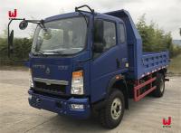 China Small Tip Truck HOWO 2 Ton 5 Ton Light Duty Dump Tipper Truck for sale
