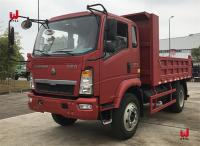 China Small Tip Truck HOWO 2 Ton 5 Ton Light Duty Dump Tipper Truck for sale