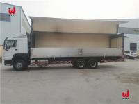 China 20t Wing Van Truck 371hp Heavy Duty Cargo Van 10 Wheeler for sale