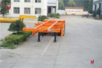 China Tri Axle ISO 40ft Truck Semi Trailers 50T Shipping Container Trailer for sale