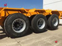 China Tri Axle ISO 40ft Truck Semi Trailers 50T Shipping Container Trailer for sale