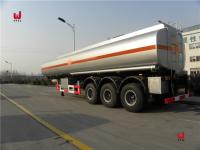 China Heavy 3 Axles Crude Oil Tanker Trailers 60000L Oil Tanker Truck for sale