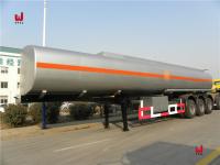 China Heavy 3 Axles Crude Oil Tanker Trailers 60000L Oil Tanker Truck for sale