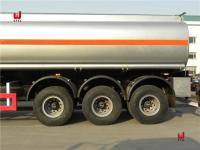 China Heavy 3 Axles Crude Oil Tanker Trailers 60000L Oil Tanker Truck for sale