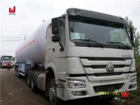 China LPG Truck Semi Trailers 42m3 3 Axle Propane Tank Trailer for sale