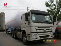 China LPG Truck Semi Trailers 42m3 3 Axle Propane Tank Trailer for sale
