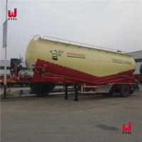 China CCC Dry Bulk Cement Tanker 60cbm Tractor And Semi Trailer for sale