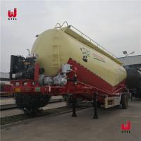 China CCC Dry Bulk Cement Tanker 60cbm Tractor And Semi Trailer for sale
