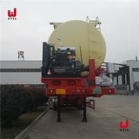 China CCC Dry Bulk Cement Tanker 60cbm Tractor And Semi Trailer for sale