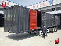 China Box 13m 40 Foot Enclosed Trailers 60T Van Semi Trailer for sale