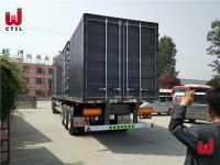 China Box 13m 40 Foot Enclosed Trailers 60T Van Semi Trailer for sale