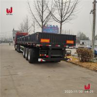 China Cattle 60t Truck Semi Trailers 12m Heavy Fence Semi Trailer for sale