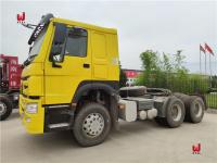 China SINOTRUK CNHTC HOWO 6X4 Reinforced Frame 420 horse power Semi Truck Head Sale in Ghana for sale