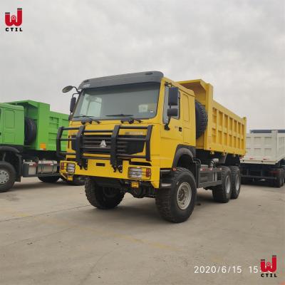 China HOWO 6x6 All Wheel driver 371HP Heavy Duty Dump Truck for sale