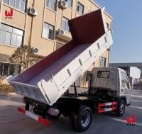 China Futon 6 wheels 3 Ton small single axle dump truck for sale